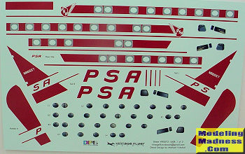 Vintage Flyer 1/72 PSA DC-4, reviewed by Rob Hart